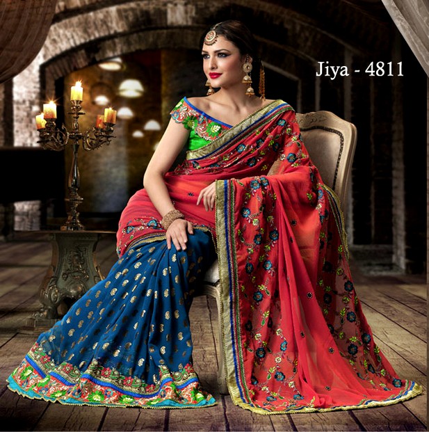 Jiyare Sarees Collection | Spring Saree Collection 2013 | Colorful ...
