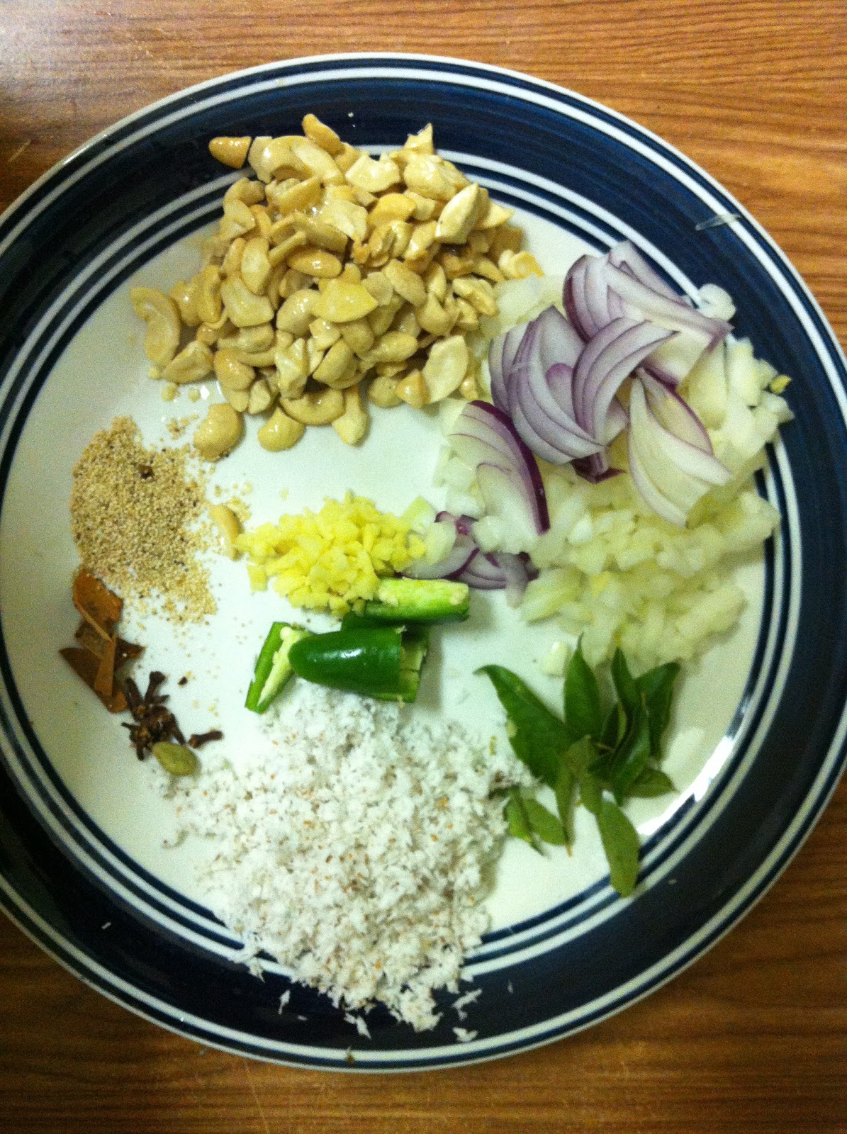 Foodies Nest: CASHEW-NUTS RICE/SATHAM