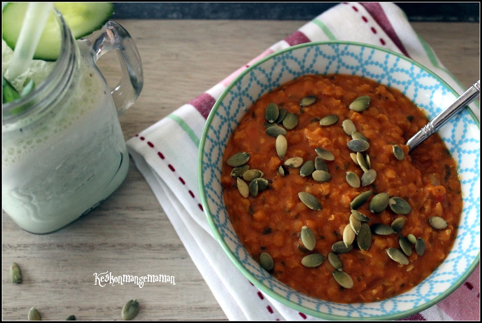 Keskonmangemaman?: Soupe de lentilles corail à la tomate , lait de coco ...