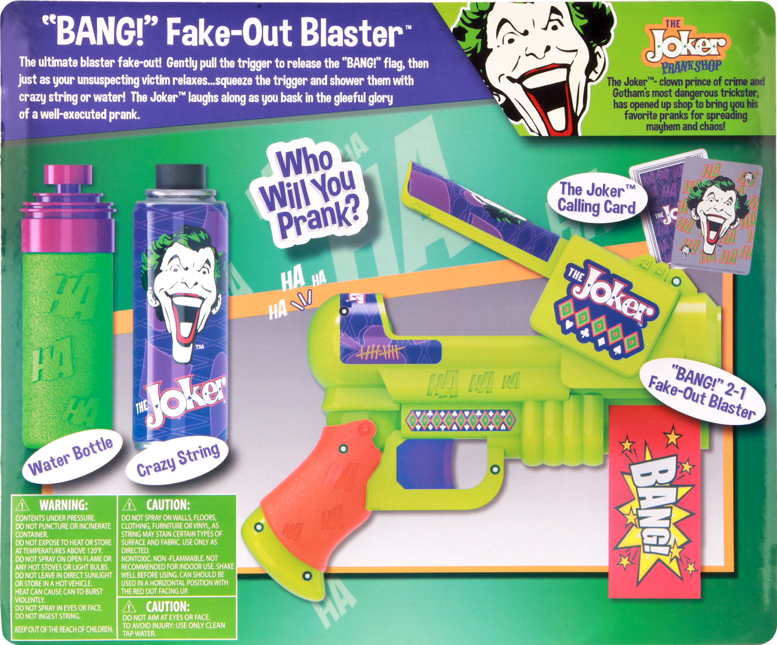 Review: The Joker Prank Shop - 2-in-1 Fake-Out Blaster | Weird ...