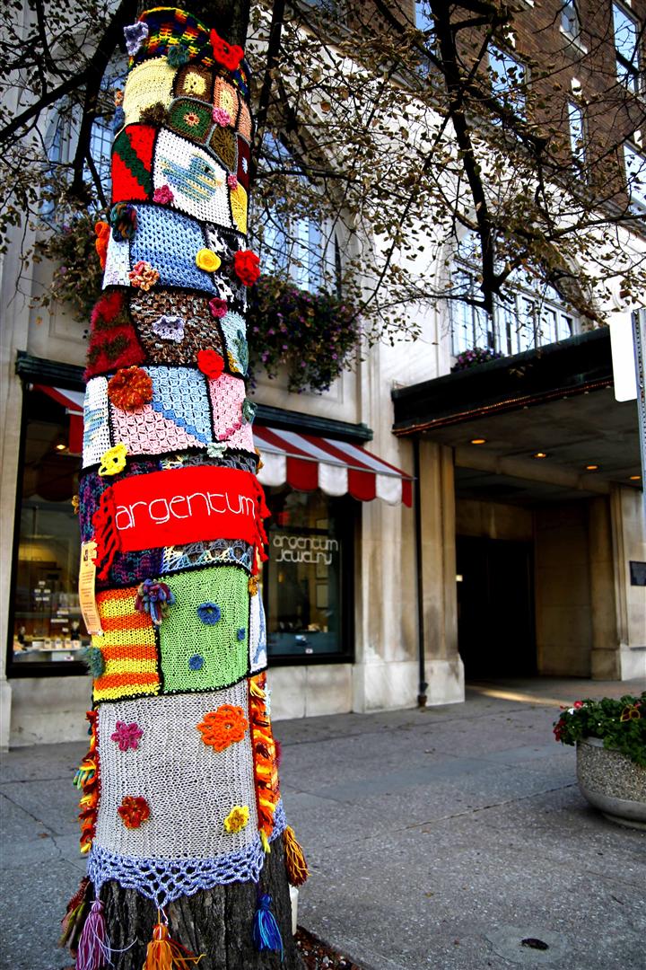 Wires & Yarns: Yarn Bombing