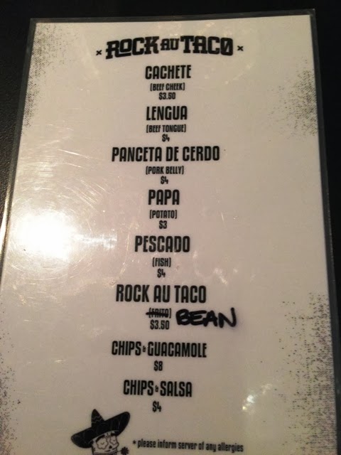 Clockwatching Tart: Rock Au Taco