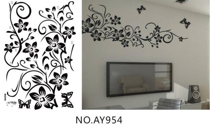 WALL STICKER || STIKER DINDING : Transparan Jumbo (TXL)