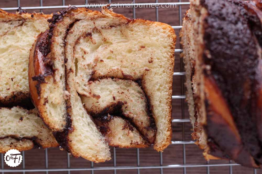 Le krantz cake au chocolat (babka)