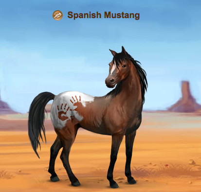 Ultimate Howrse: Ow's Spanish Mustang