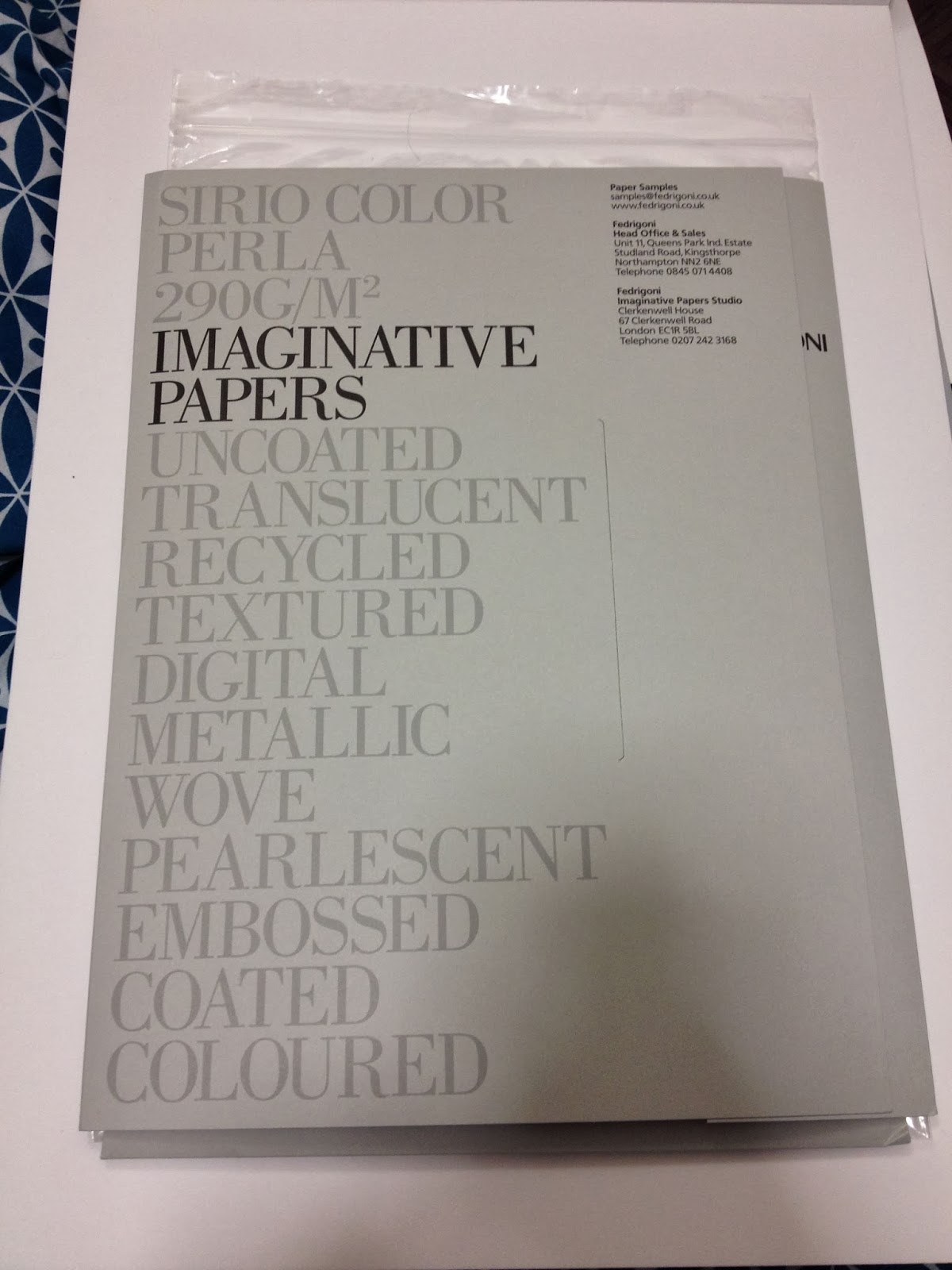 Design Context: Design for Print: Fedrigoni Paper