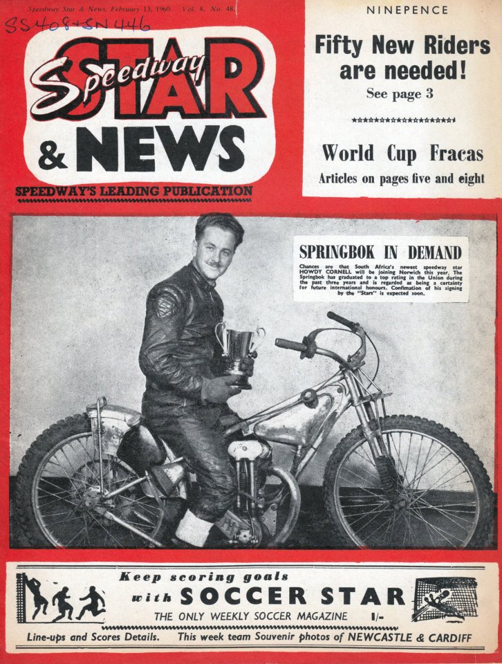 Speedway Archive: 1960 Speedway Star
