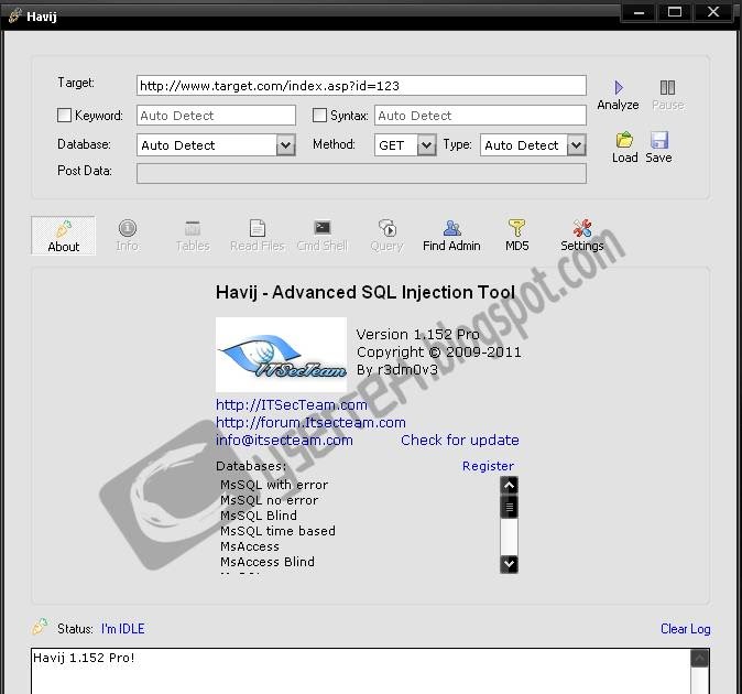 Download Havij 1.15 Pro Version Full - Cyserrex.com