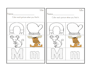 Sprinkles to Kindergarten!: Letter Mm Activities