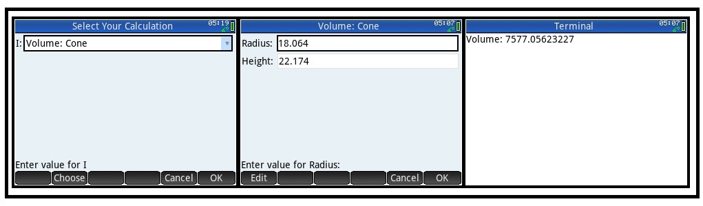Eddie's Math and Calculator Blog: HP Prime Custom App: GeomCalc