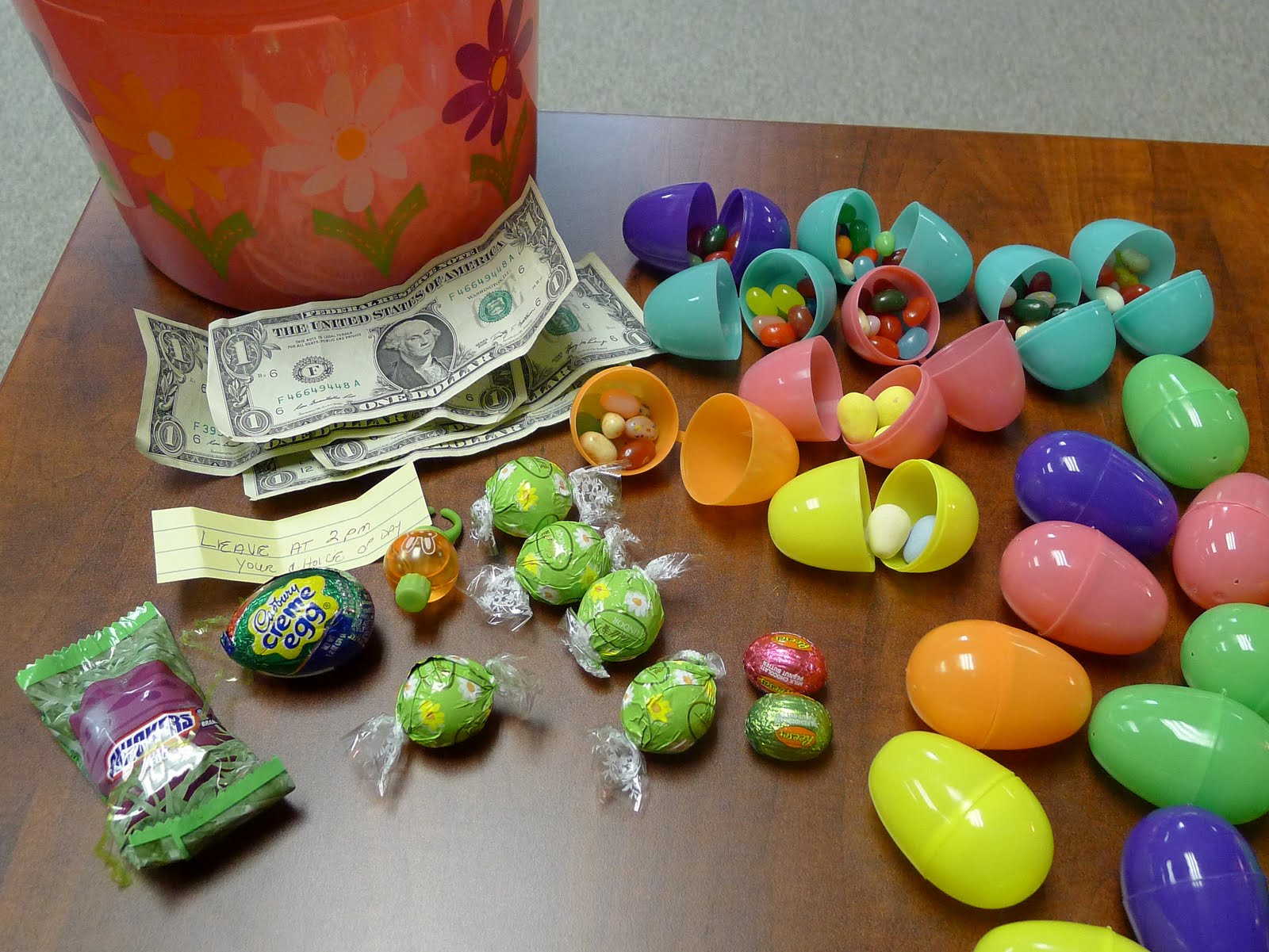 David + Jen = Max: Easter Egg Hunt at Work!!