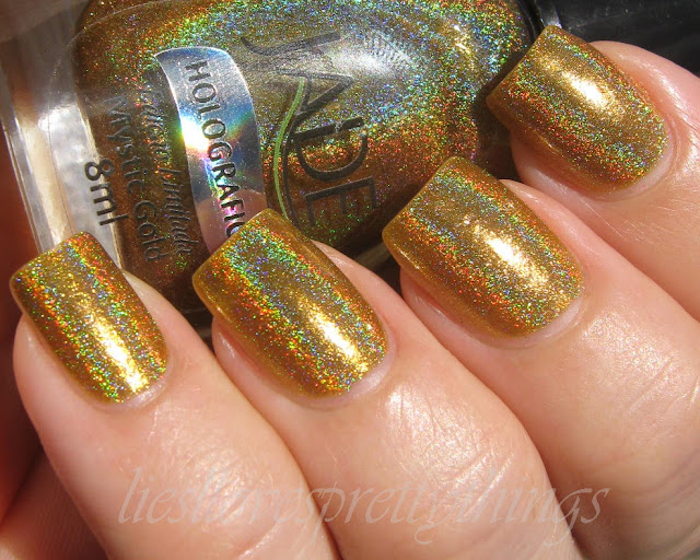 Liesl Loves Pretty Things: Jade Holographics Mystic Gold
