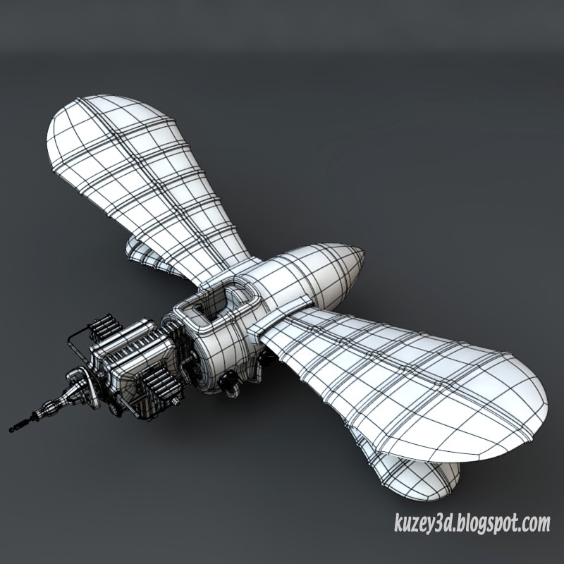 Butteridge's Flying Machine: Wip5