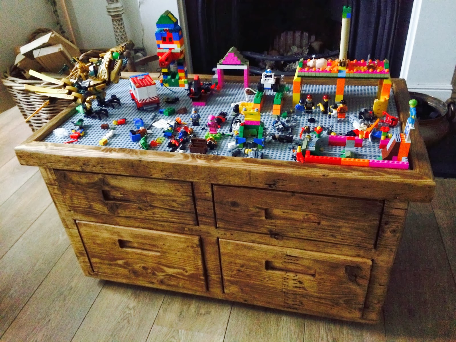 Brighton Carpenter: Christmas Lego Box from Reclaimed Wood