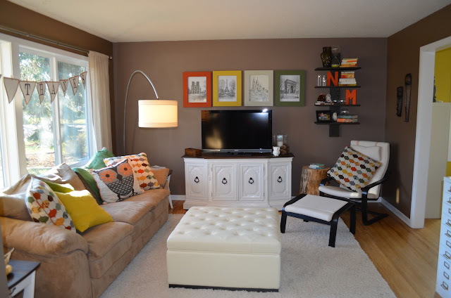 Nate & Meg: House Tour: Living room