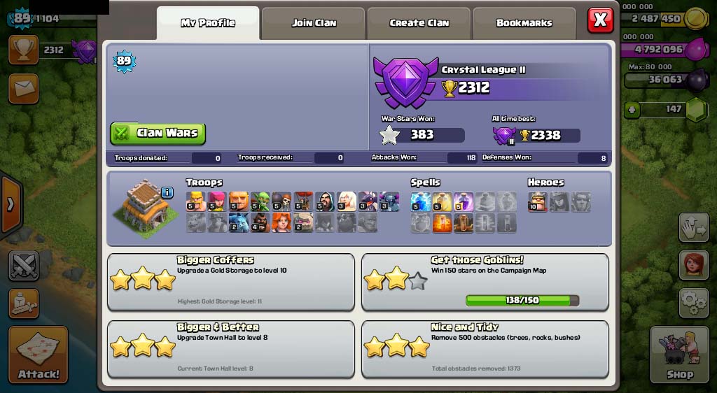 Clash Of Clans Golem Level 10