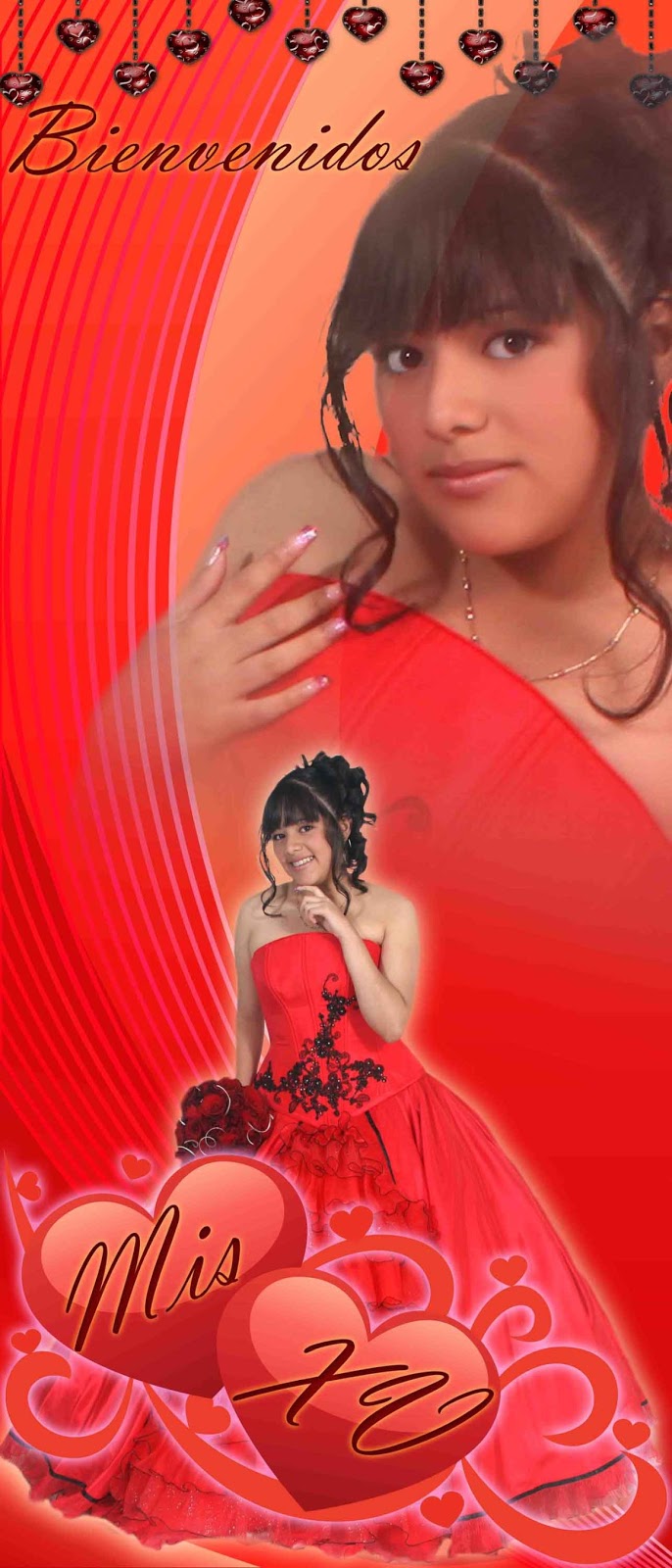 Lona banner para 15 años en San Valentin - Recursos para impresores y ...