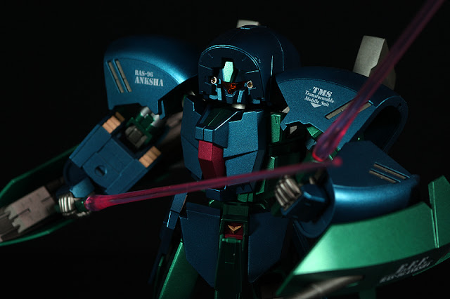 GUNDAM GUY: HGUC 1/144 RAS-96 Anksha - Metallic Color Painted Build