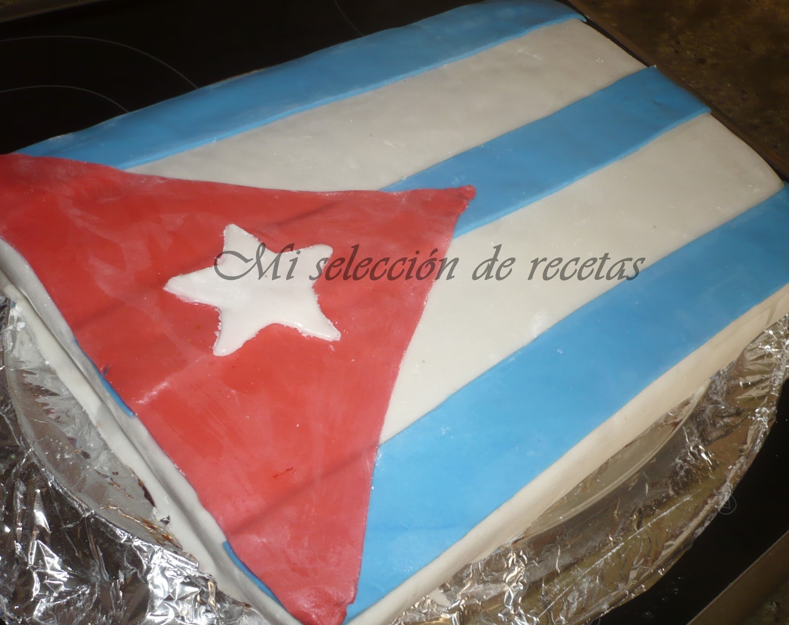 Mi selección de recetas dulces: Una tarta...de bandera...