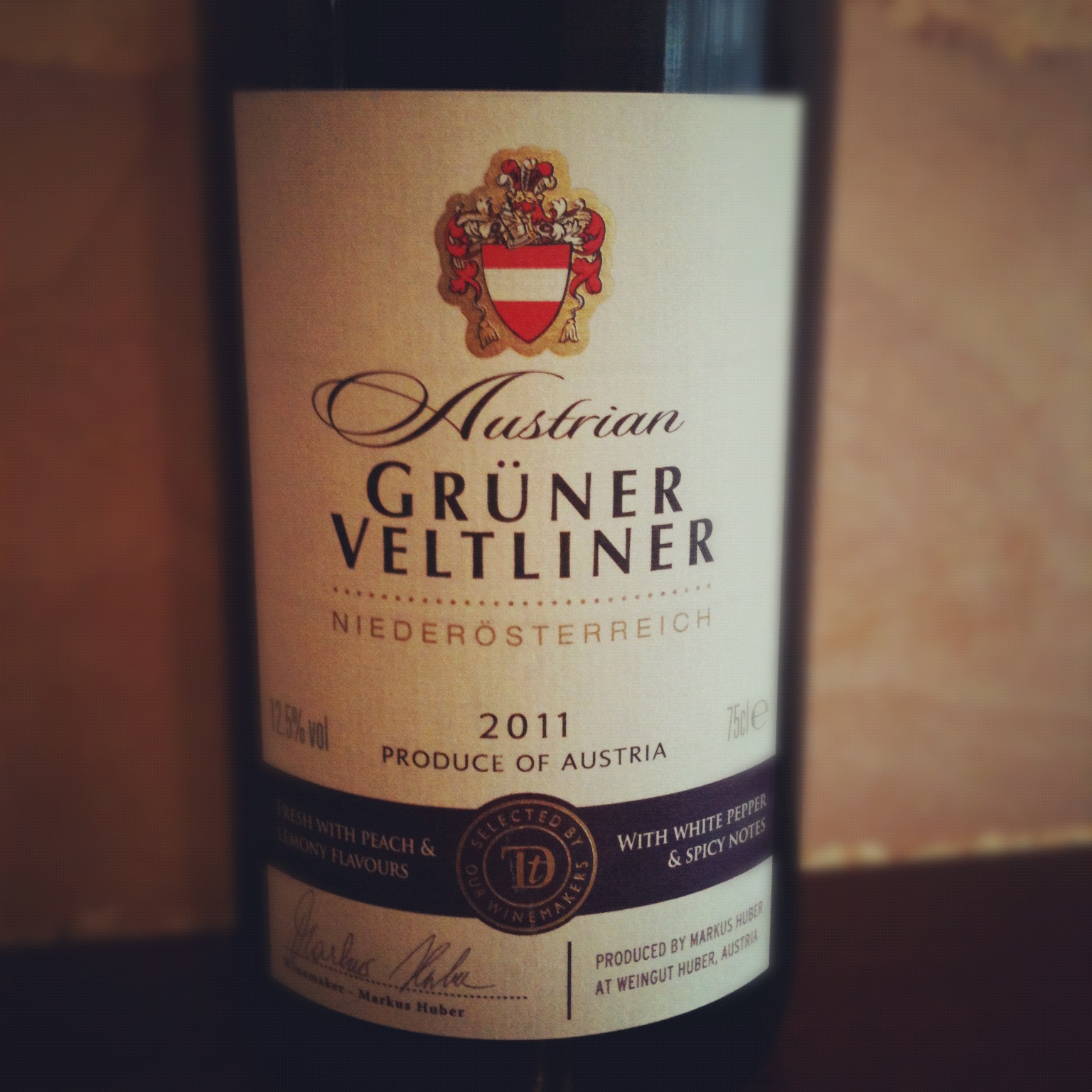 Everyman Wine reviews: Taste the Difference Gruner Veltliner 2011