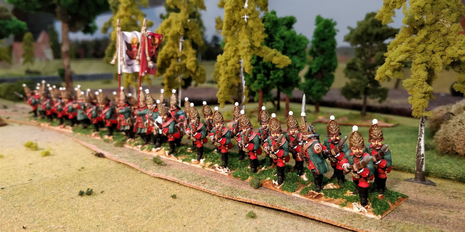 Painting Wargames Figures: 28mm SYW Russian Observation Corps Grenadier ...