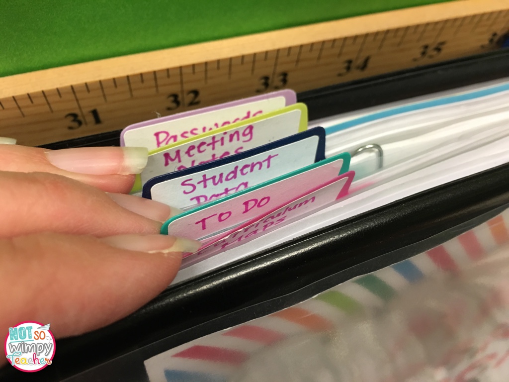 Classroom Organization - Not So Wimpy Teacher