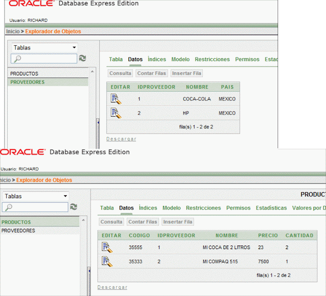 Soluciones Informáticas en desarrollo...: Crear tablas y llaves foraneas en Oracle