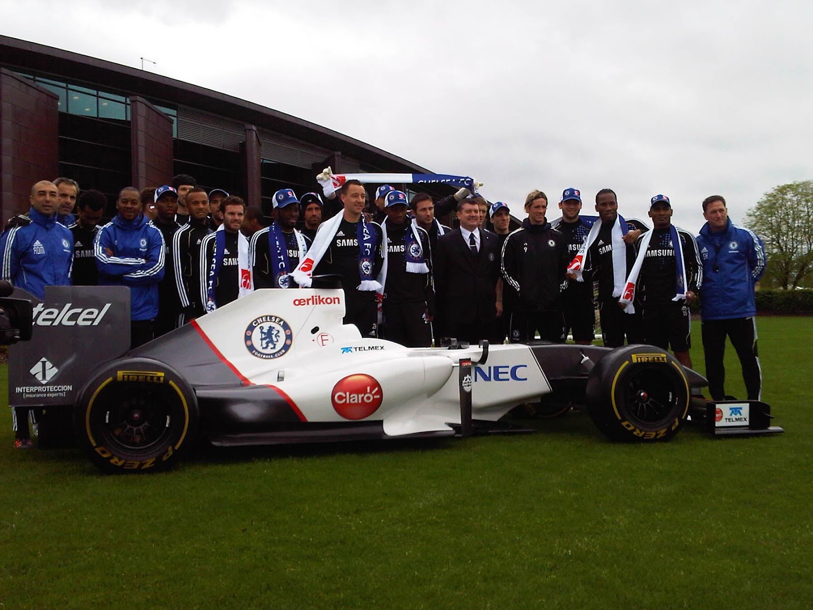 RENDINATION: PICTURES: CHELSEA AND SAUBER F1 TEAM PARTNERSHIP