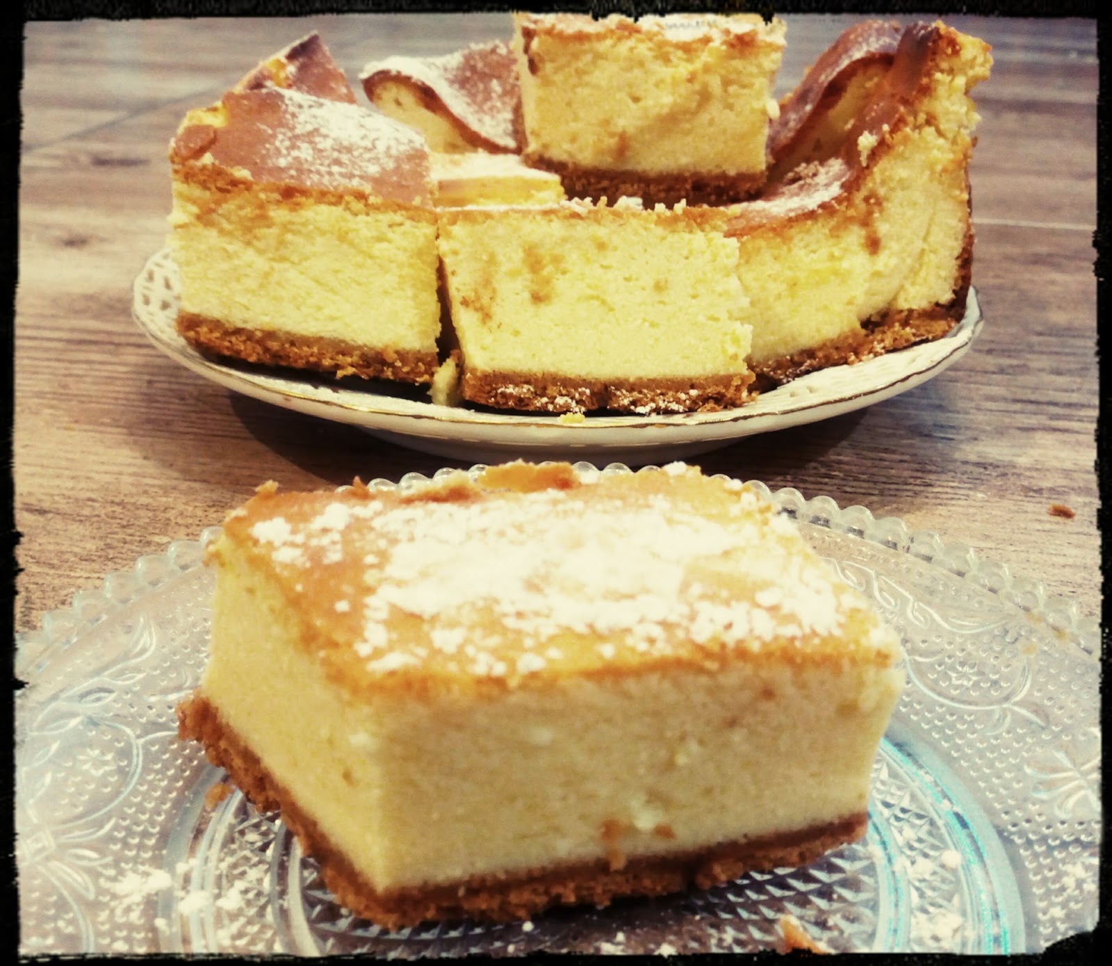 Waniliowe Improwizacje: Sernik na herbatnikach