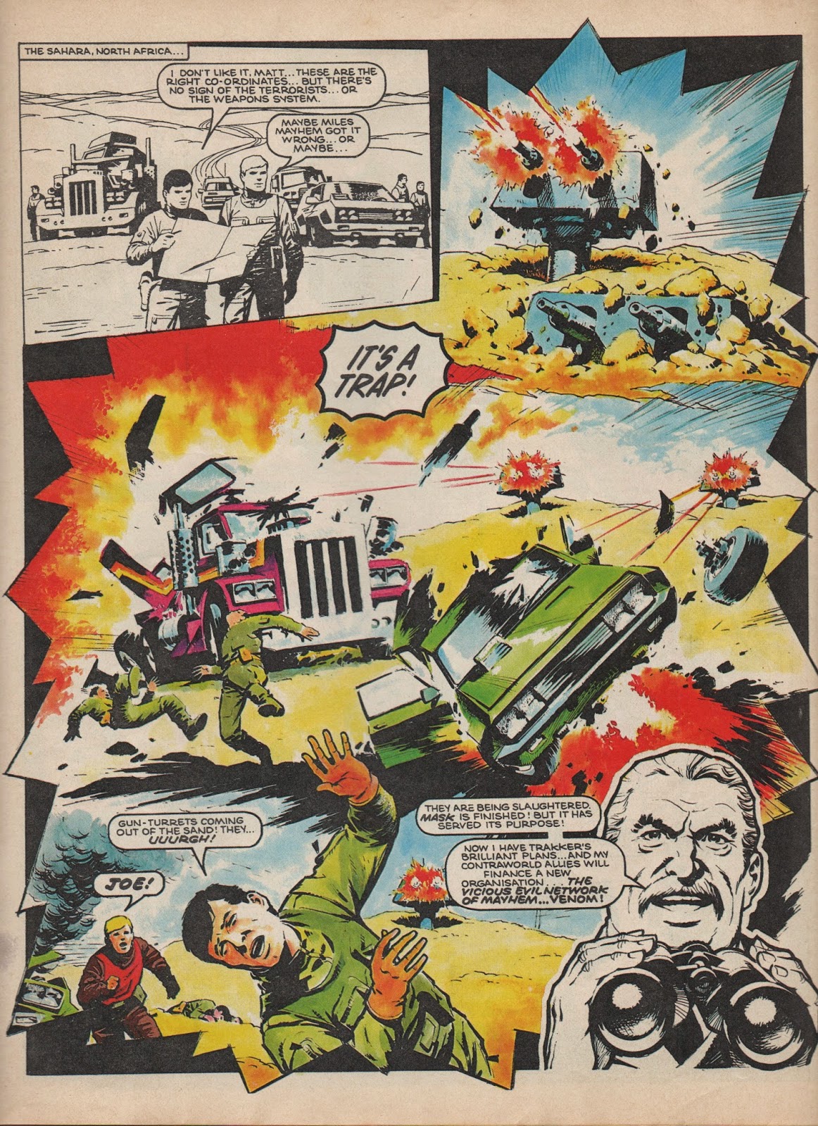 M.A.S.K. Comics: A Blast from the Past - M.A.S.K. The Beginning!