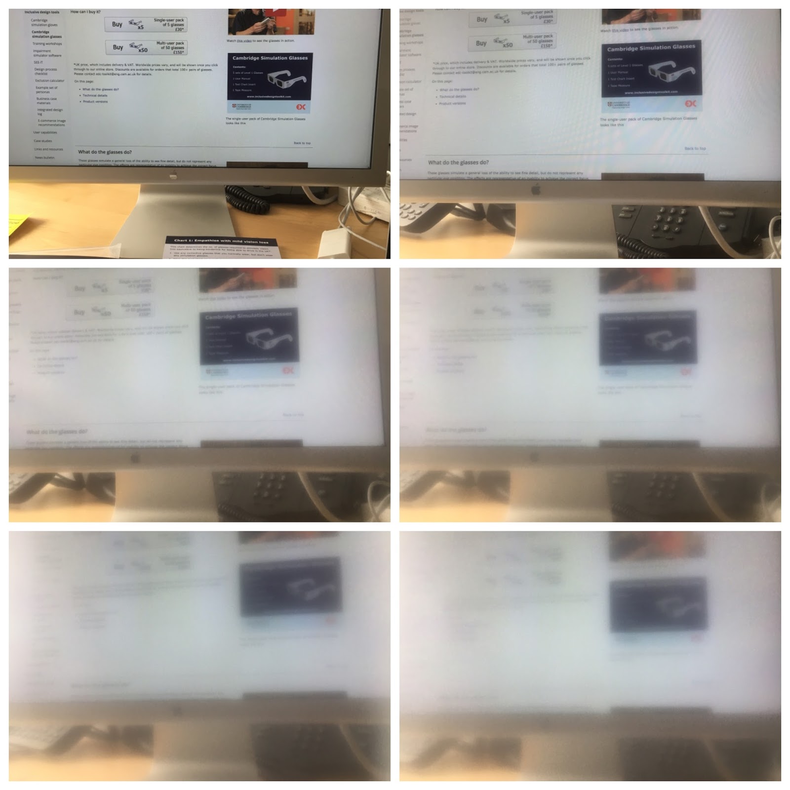 TESTHEAD: Adventures in Empathy - Simulating mild vision loss with the ...