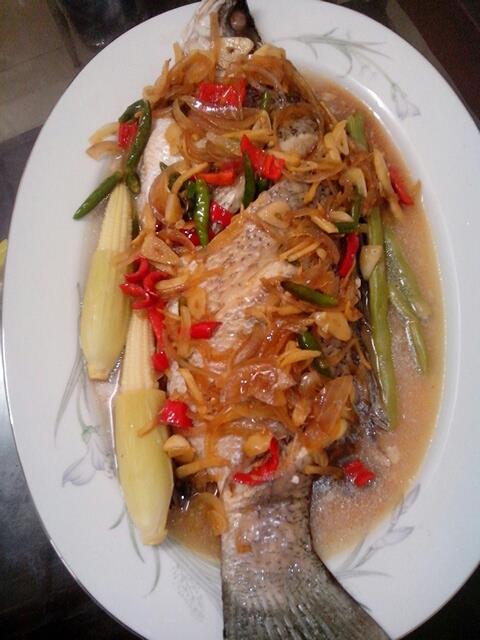 ::bilaAKUbercerita::: Ikan Siakap Steam Chinese Style