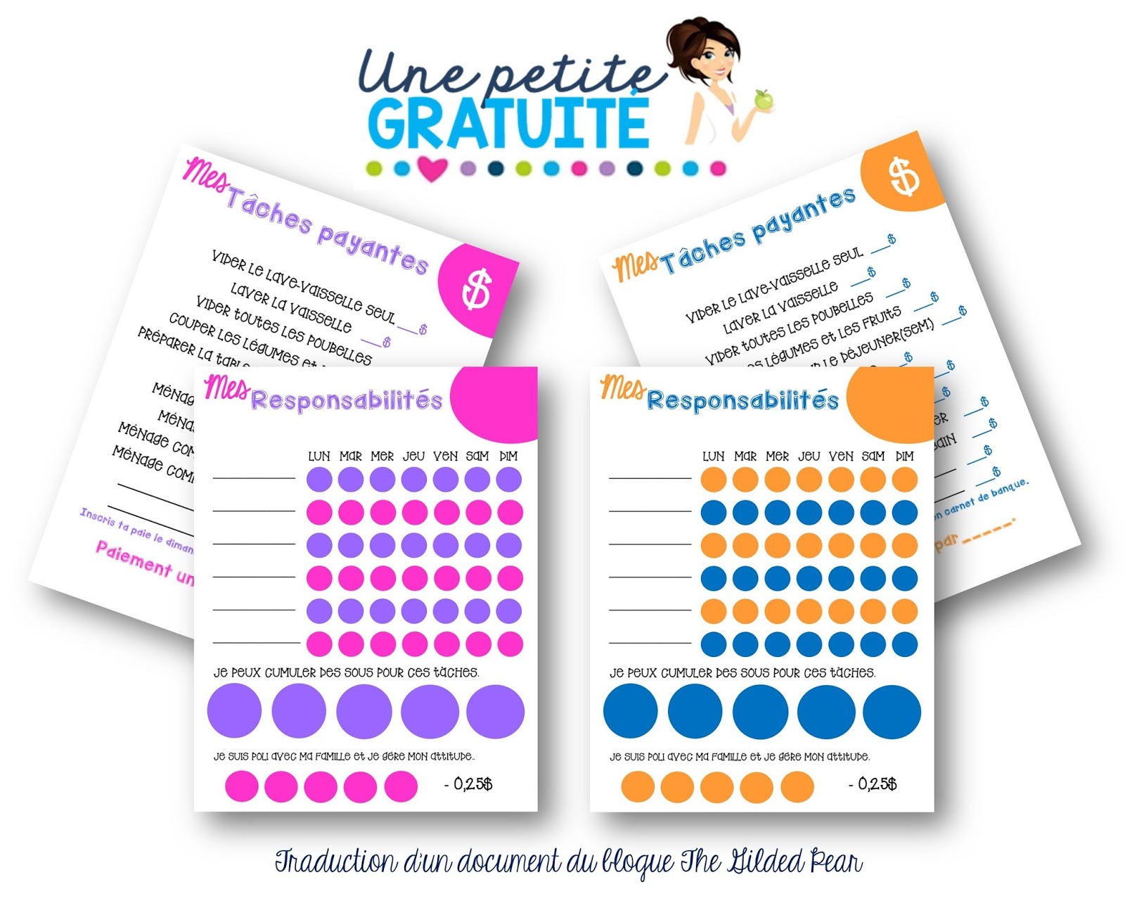 École et bricoles: Tout le monde au travail: tableau de responsabilités ...