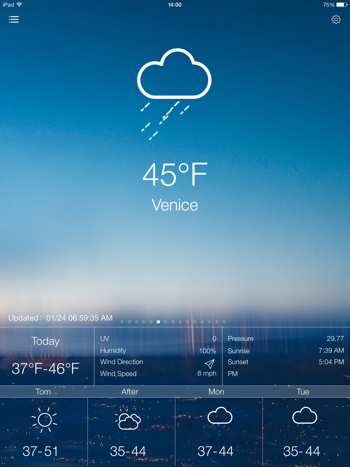 ThumbSoft: Alive Weather