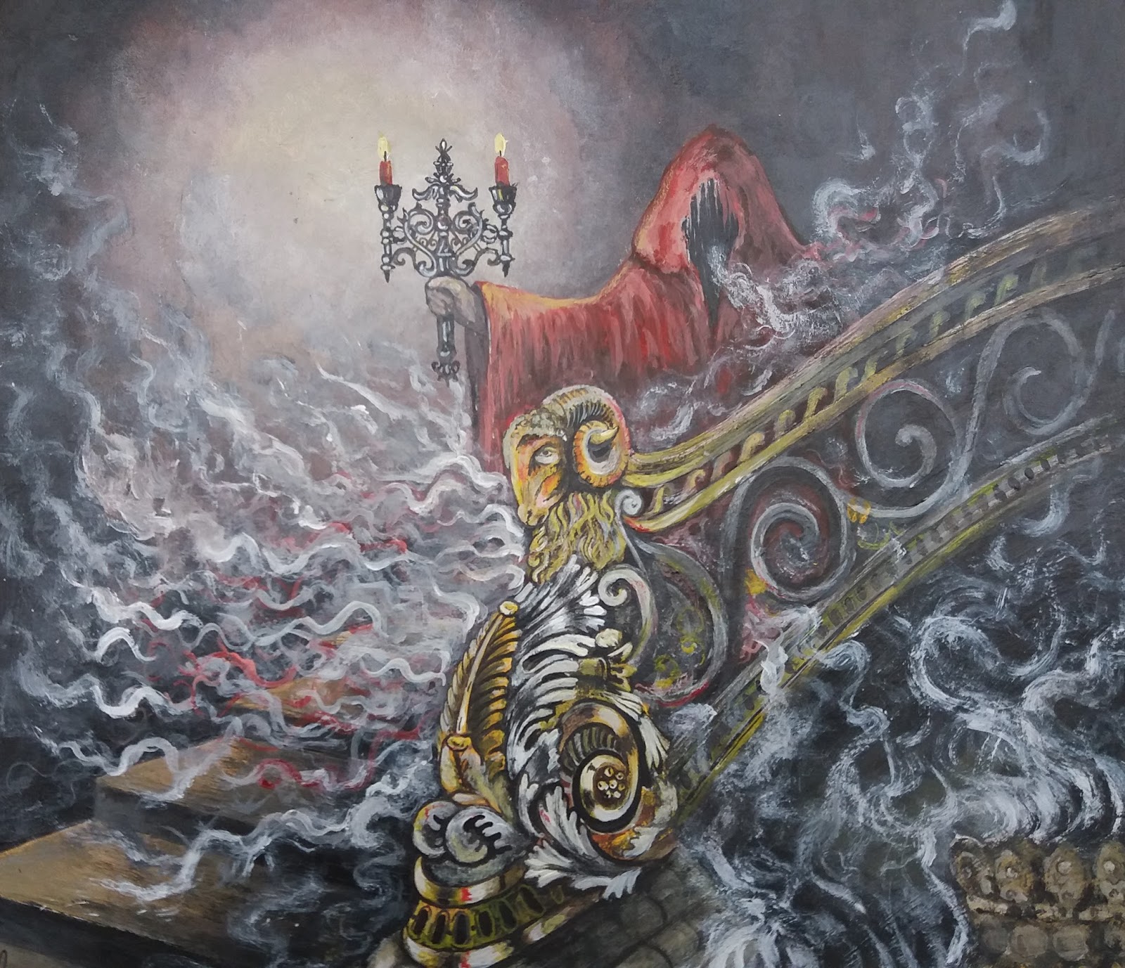 Speeding Towards Infinity: Luciana Nedelea Original Art