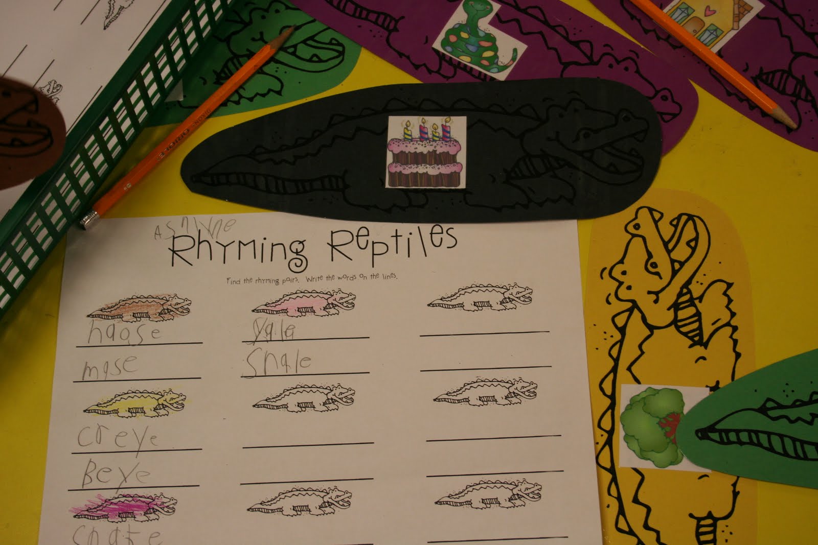 Mrs. Lee's Kindergarten: Reptiles