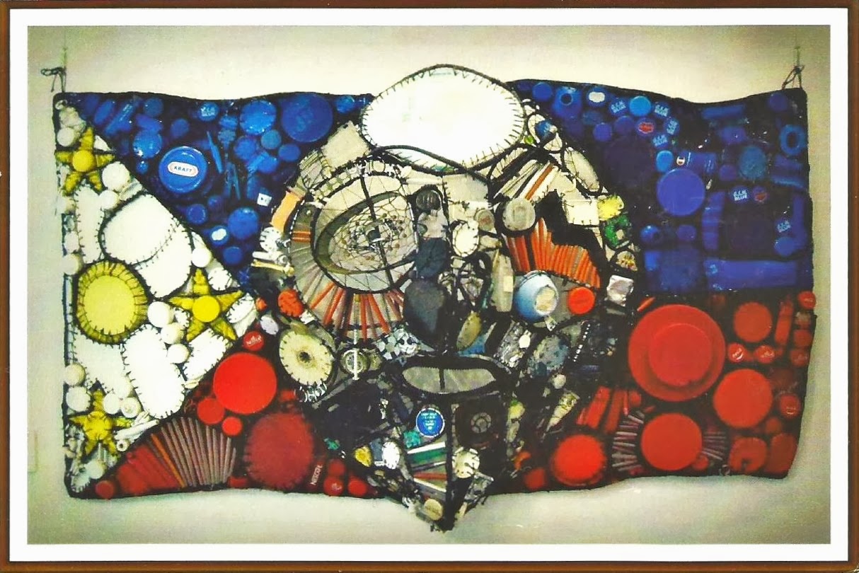 Postcards on My Wall: Flag of The Philippines (Junk Art at BenCab ...