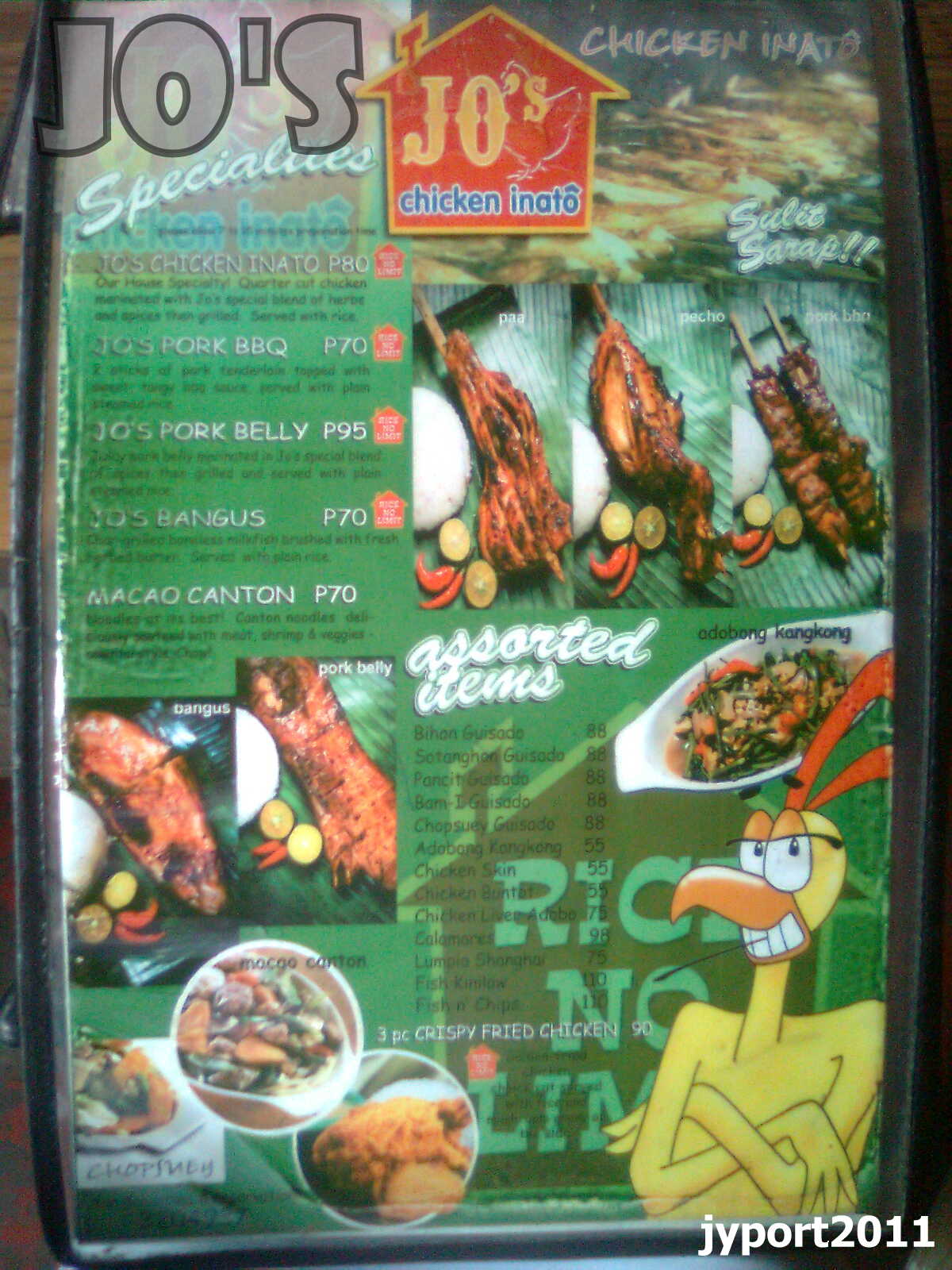 The Hungry Tourist Eats: Jo's Chicken Inato