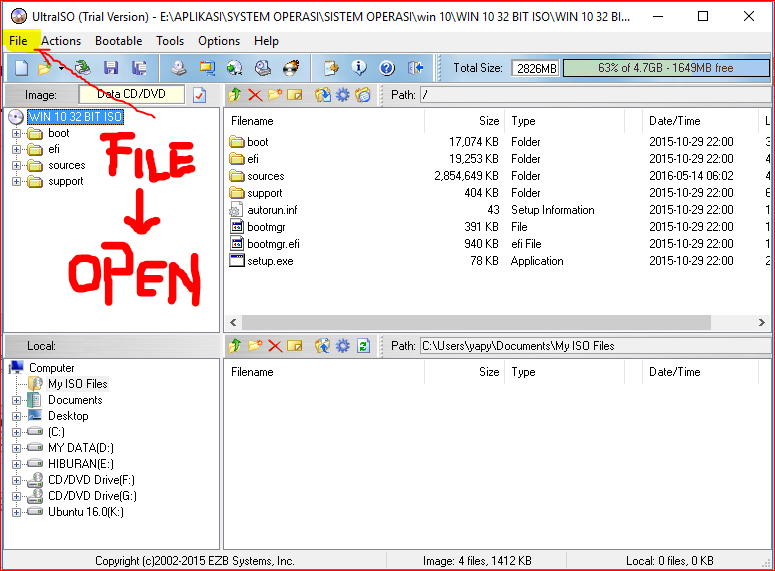 PANDUAN DALAM MEMBUAT FLASHDISK BOOTABLE YANG BAIK DAN BENAR | Yapy13