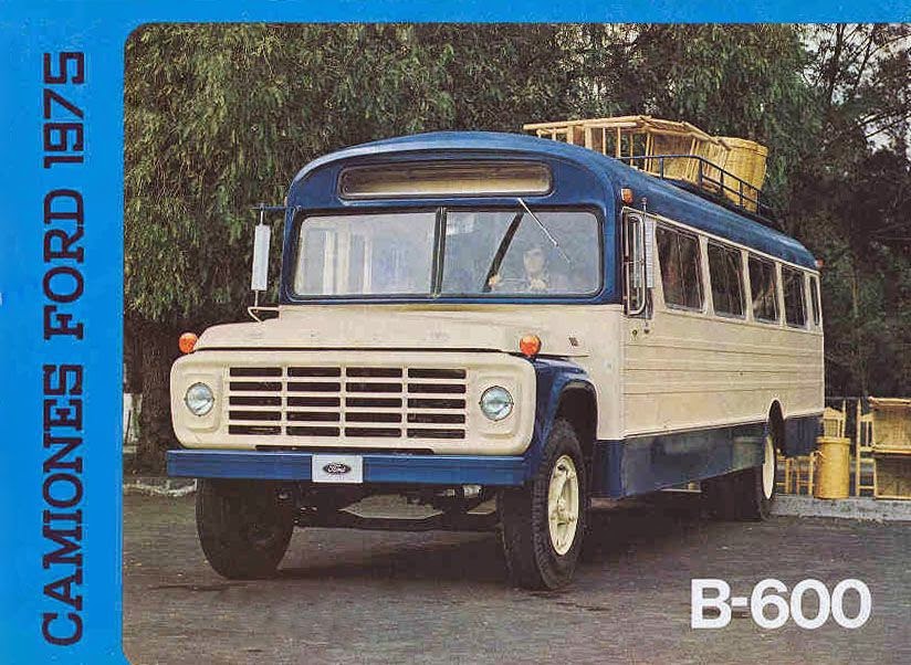 transpress nz: 1975 Ford B600 bus