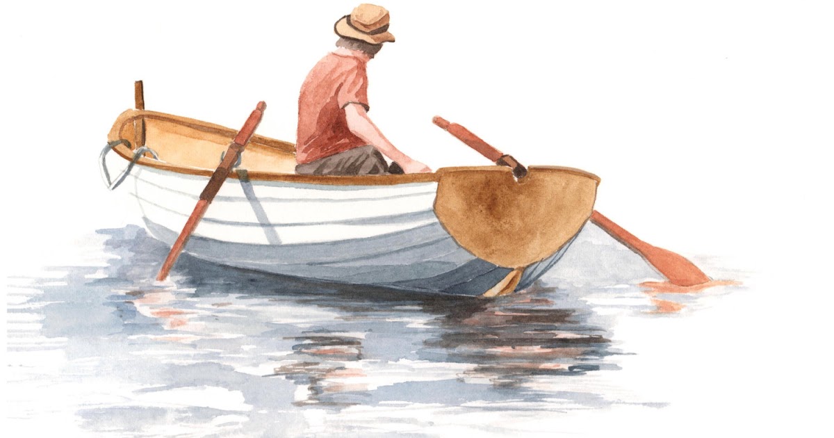 A Boat moves with two Oars...