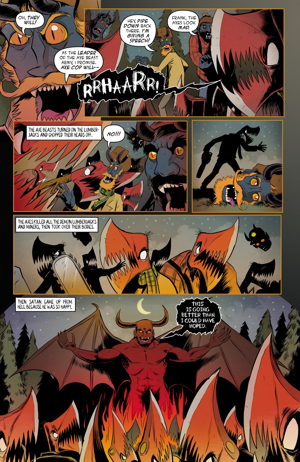 Axe Cop - The American Choppers 02 (of 03) (2014) - Read All Comics Online