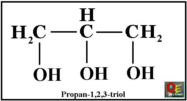 QUÍMICA ENSINADA: Propan-1,2,3-triol ou Glicerol