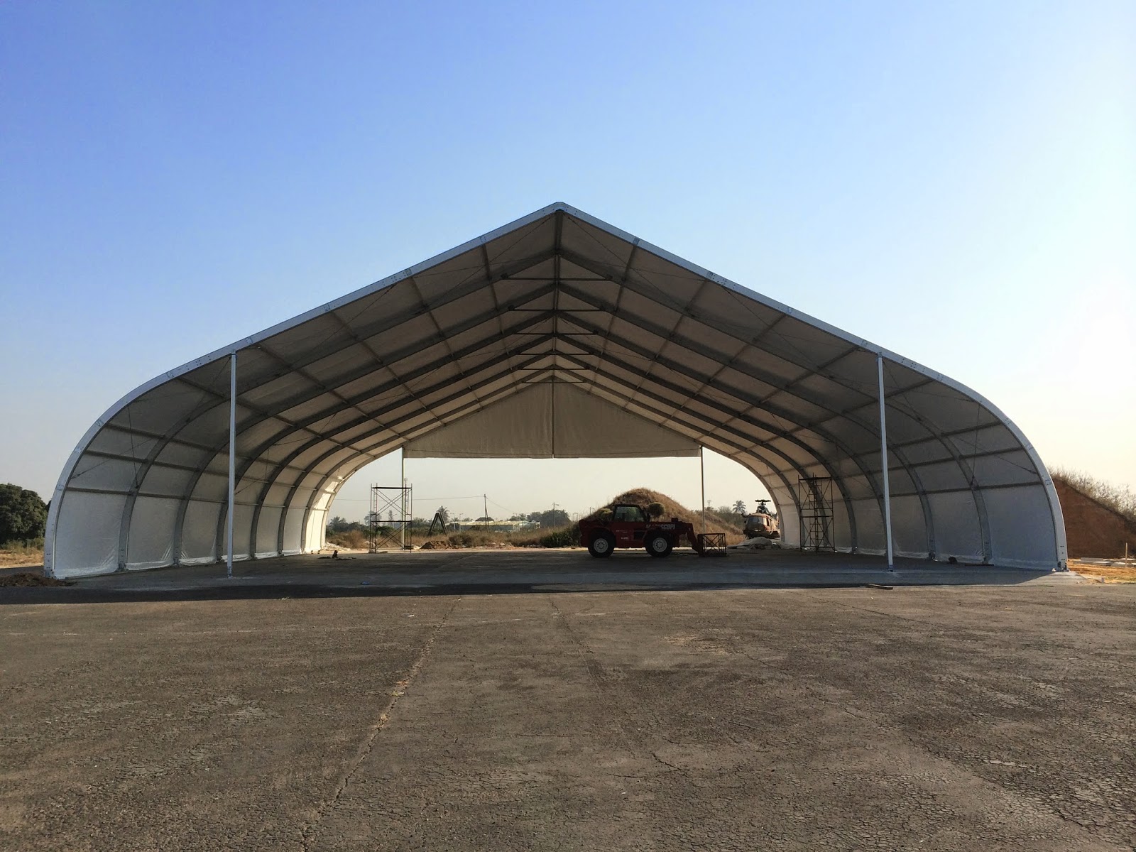 Shelter Tents: Aluminum tent used in Aviation Industry ---Aircraft Hangar