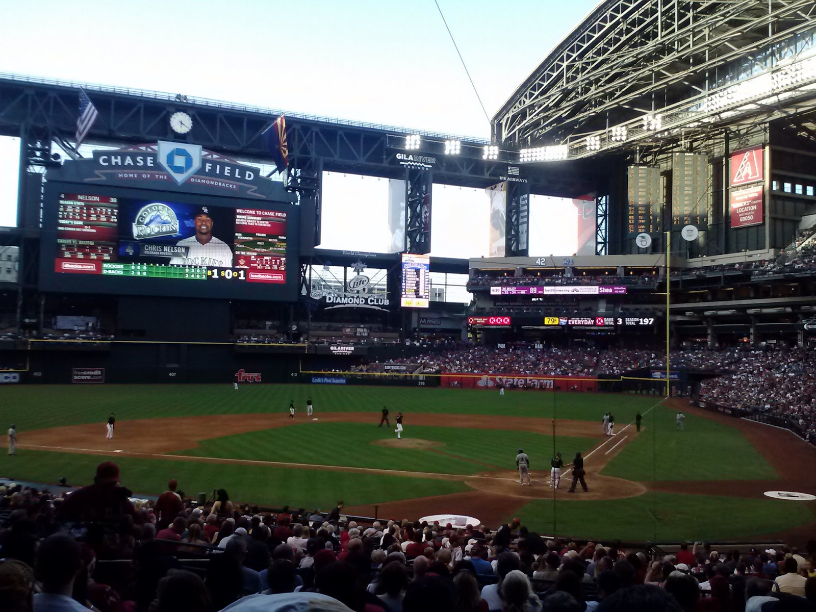 It's like having my own Card Shop: AMAZING experience at the D-Backs ...