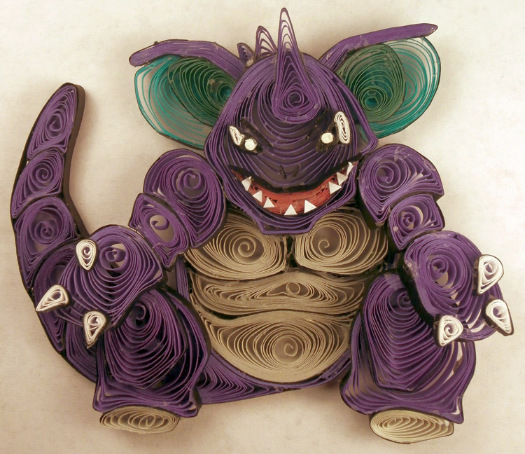 paper quilling cartoon characters ~ origami instructions art and craft ...