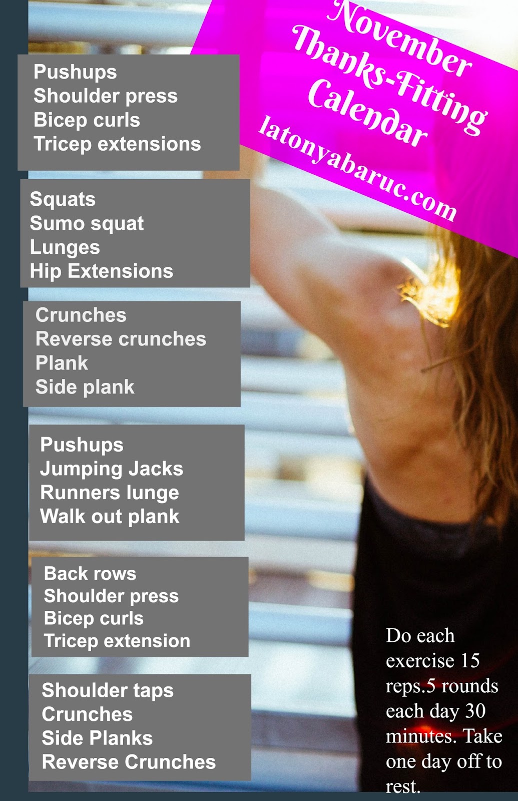 November Fitness Challenge | Lose Weight - Gain Confidence