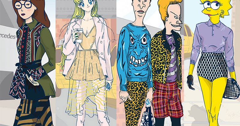 If It's Hip, It's Here (Archives): Cartoon Chic. Popular 90s Characters ...