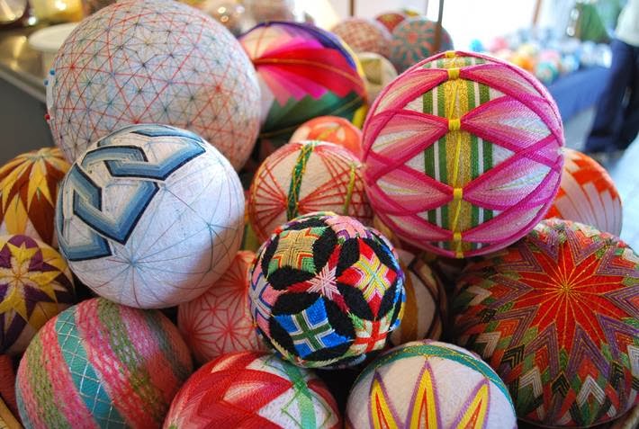Traditional Japanese Temari Handballs
