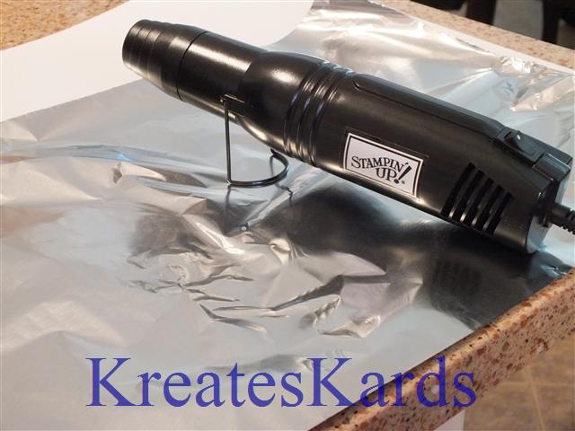 KreatesKards: Melted Crayon Tutorial Using a Stampin' Up! Heat Gun